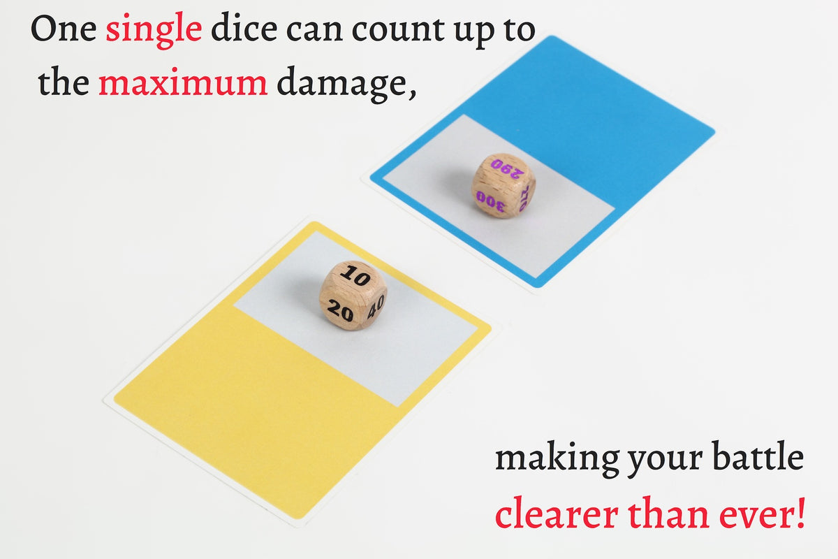 TOYGER Damage Dice (Damage Counter Dice) for Pokemon Trading Card Game ...
